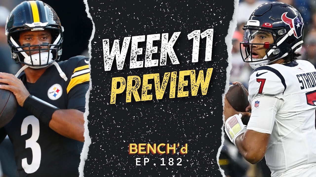 NFL Week 11 Preview & Picks / BENCH'd Podcast / Ep.182 - YouTube