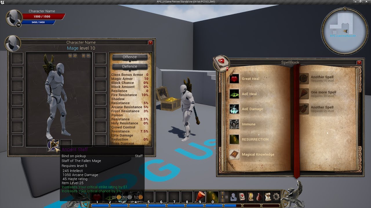 RPG UI Available Now - YouTube
