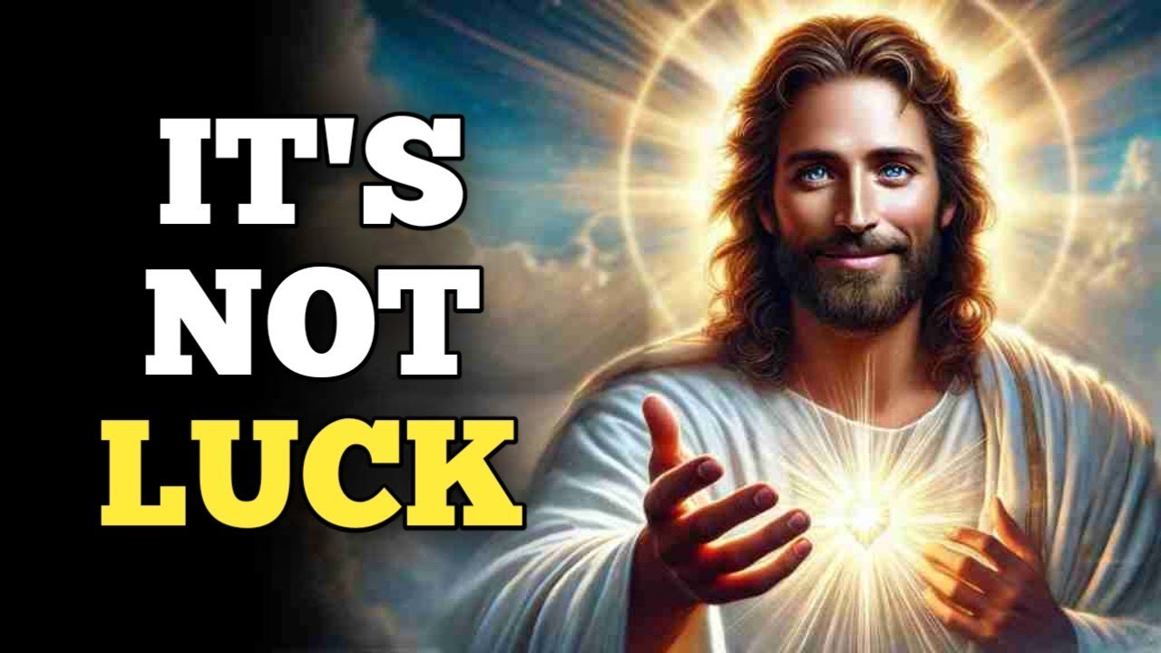 🔴God Says: It's Not LUCK, It's GOD | Gods Message Today | Gods Message ...