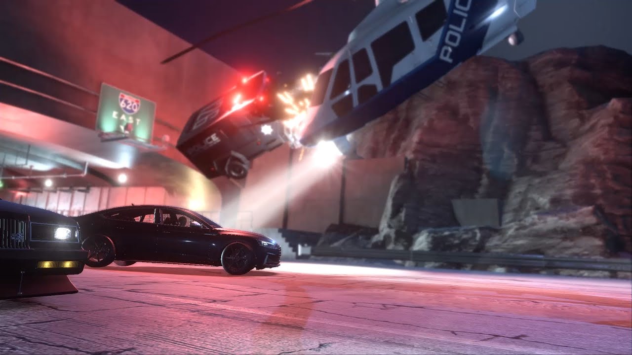 Great Escape from Police Helicopter Need For Speed Payback - YouTube