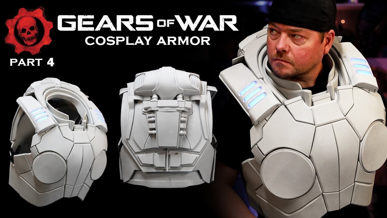 How to Make Gears of War Cosplay Armor - Free Foam Templates - Marcus ...