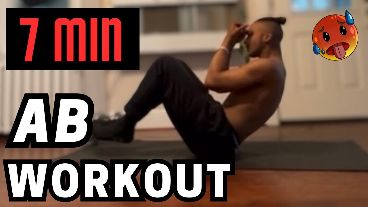 7 Minute Ab Workout (No Equipment-Follow Along!) - YouTube