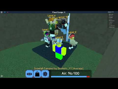Playing Flood Escape X with fans - YouTube