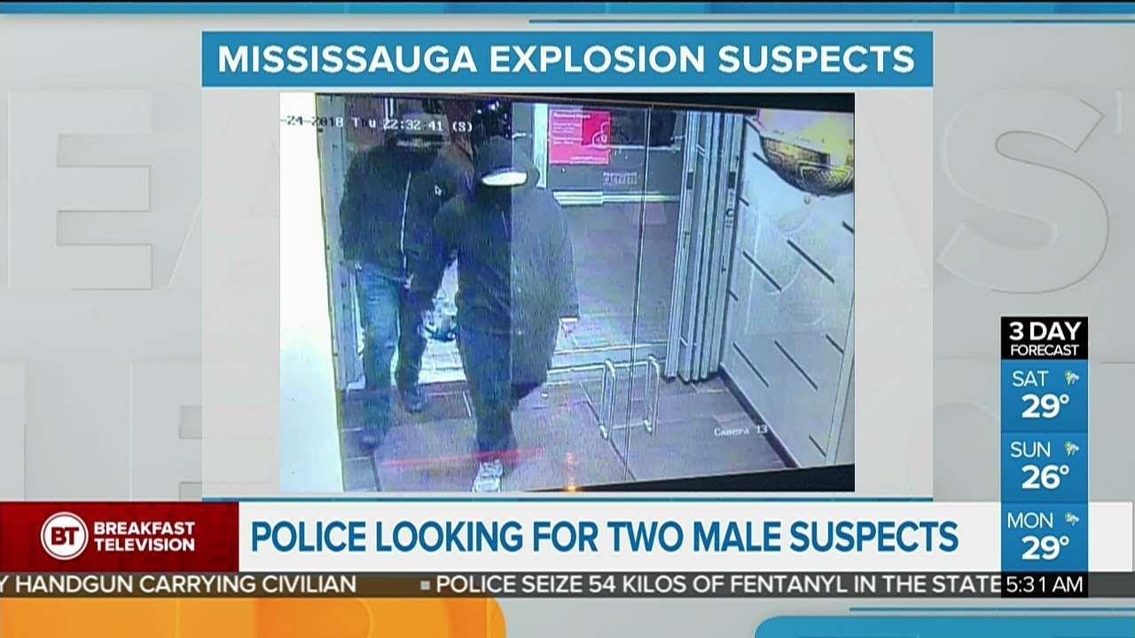Police search for 2 suspects in Mississauga restaurant explosion - YouTube