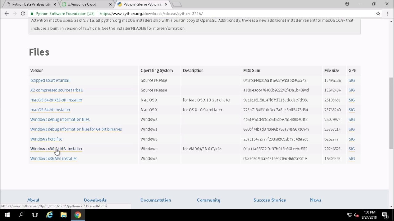 Introduction Installation Of Pandas Session 1 Youtube