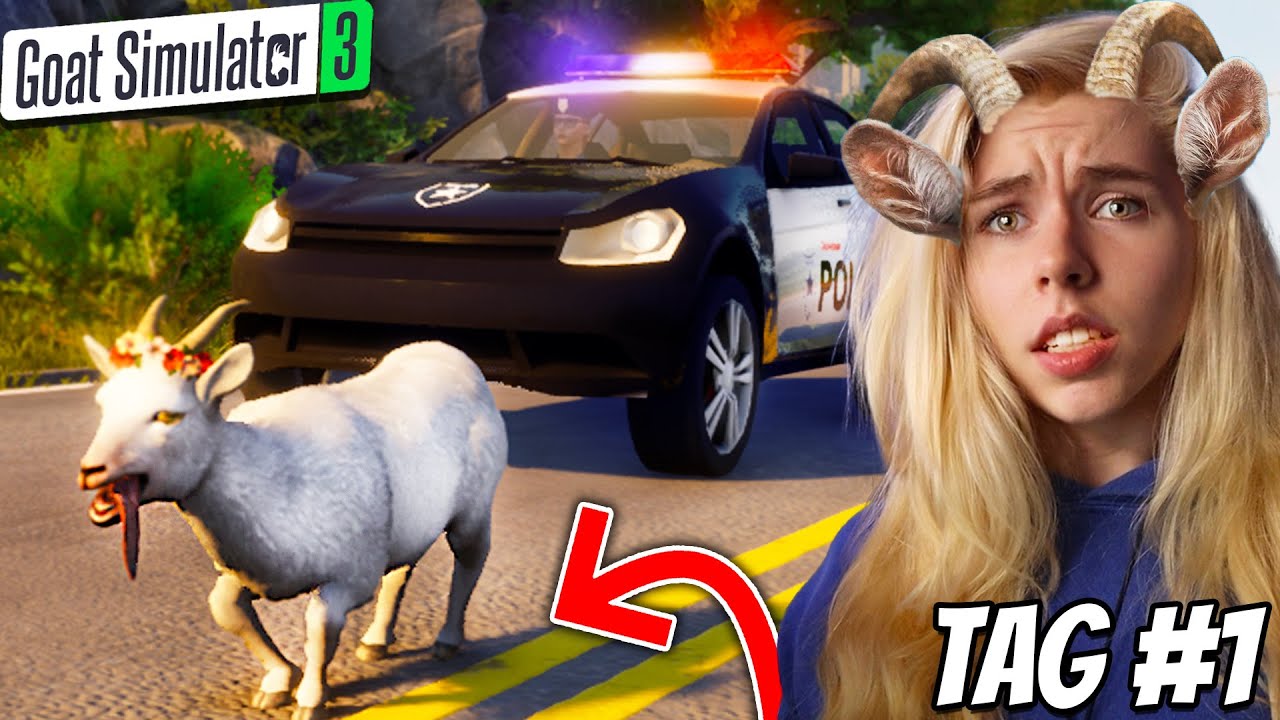1 TAG im ZIEGEN SIMULATOR ÜBERLEBEN! - YouTube