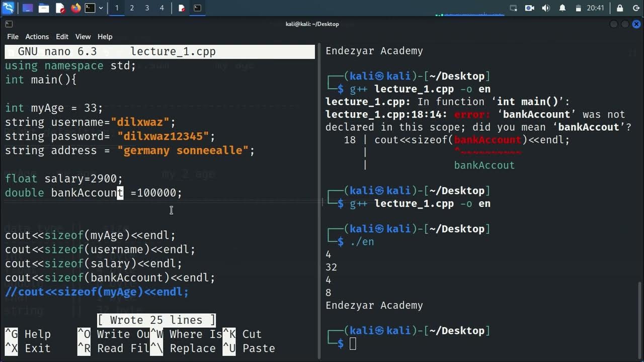 First Lecture in ++C Programming - YouTube