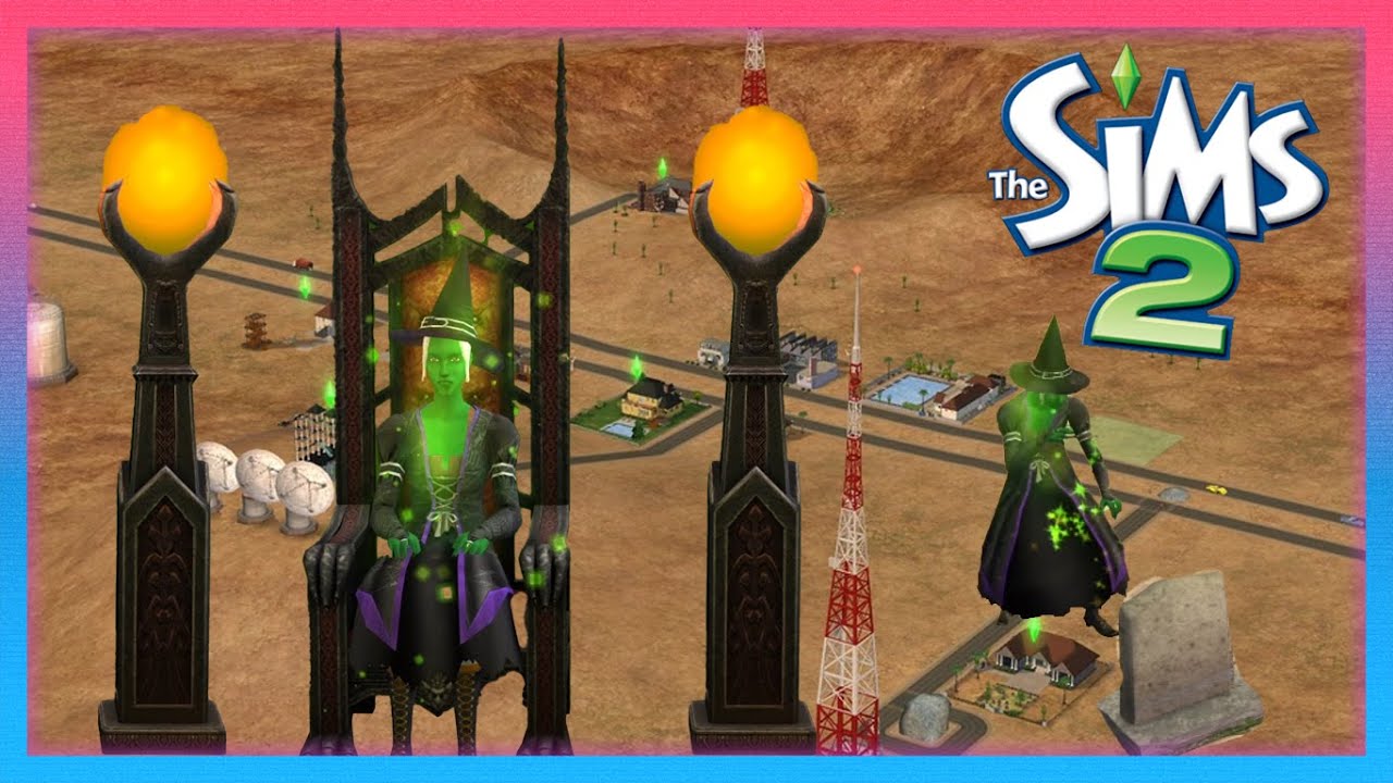 The Sims 2 Strangetown - Olive Spectre - The Most Powerful Witch! - YouTube