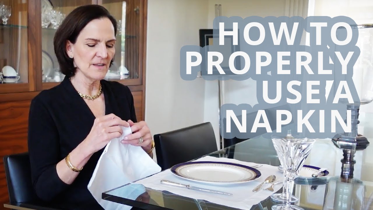 DON'T Make This Mistake With Your Napkin - YouTube