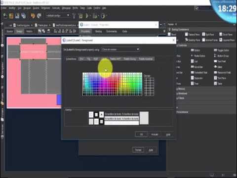 faire un interface graphique en java avec netbeans - YouTube