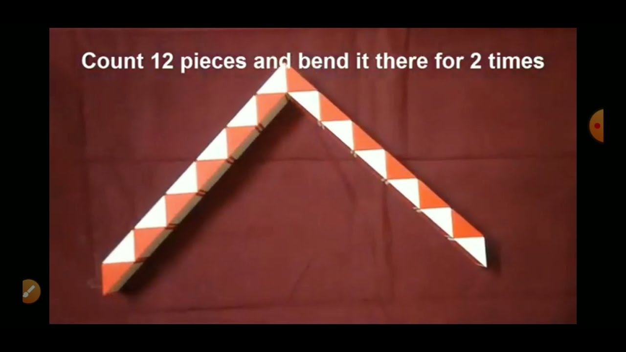 how to make a snake cube rocket - YouTube