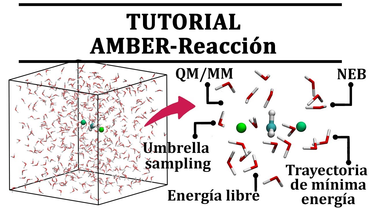 Tutorial AMBER-reacción | Simulación molecular - YouTube