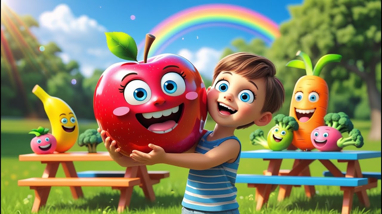The FASTEST Way to Teach Kids About Healthy Food | Baby Songs & Nursery ...