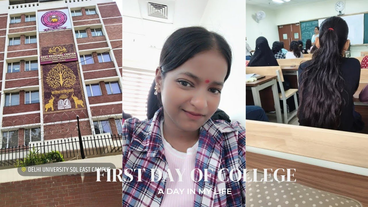 First day of college | Du sol east campus tahirpur | Alone traveling ...