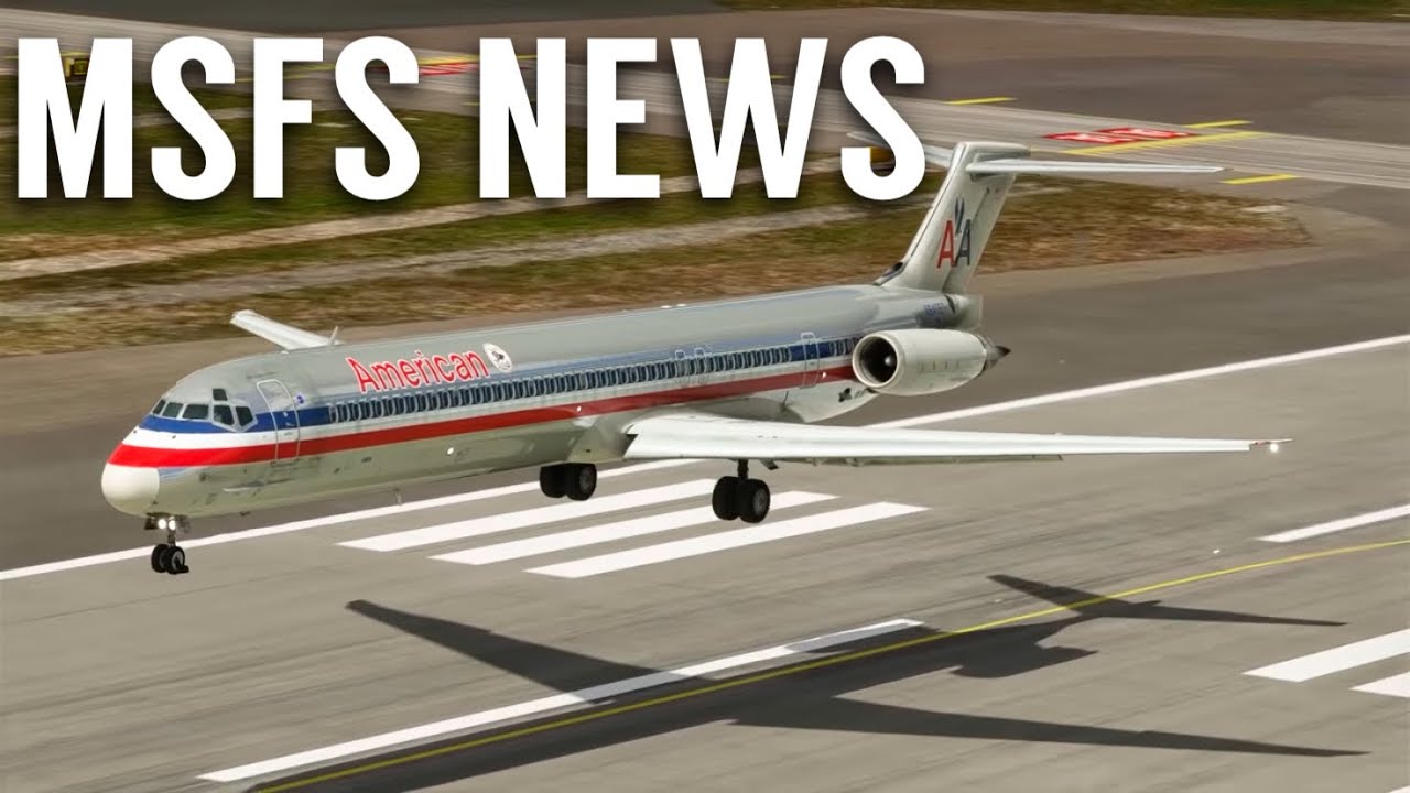 SUPERB MD-80 Footage + MSFS A.I Traffic | MSFS News - YouTube