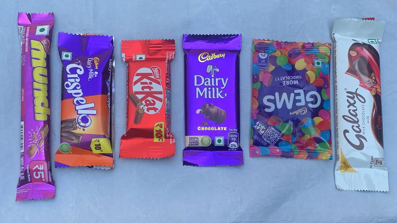 Munch vs Crispello vs kit kat vs dairy milk - YouTube