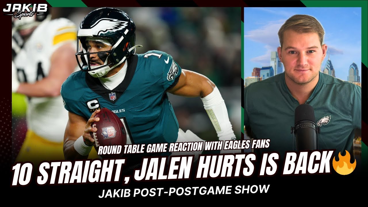 Eagles Win 10 Straight! Passing Game on FIRE! Roundtable w/ Eagles Fans ...