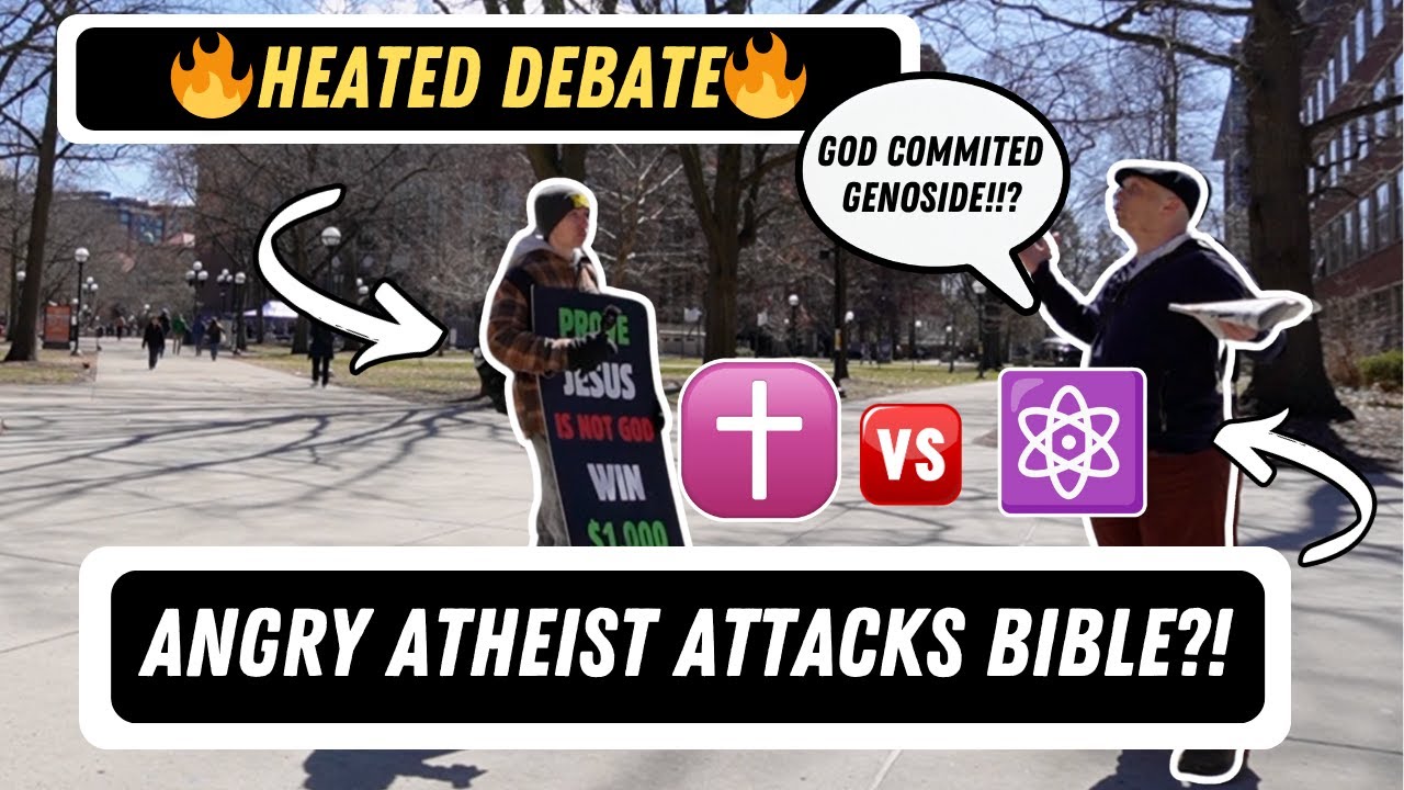 ANGRY ATHEIST ATTACKS THE BIBLE AND EXPOSES HIMSELF!!... - YouTube