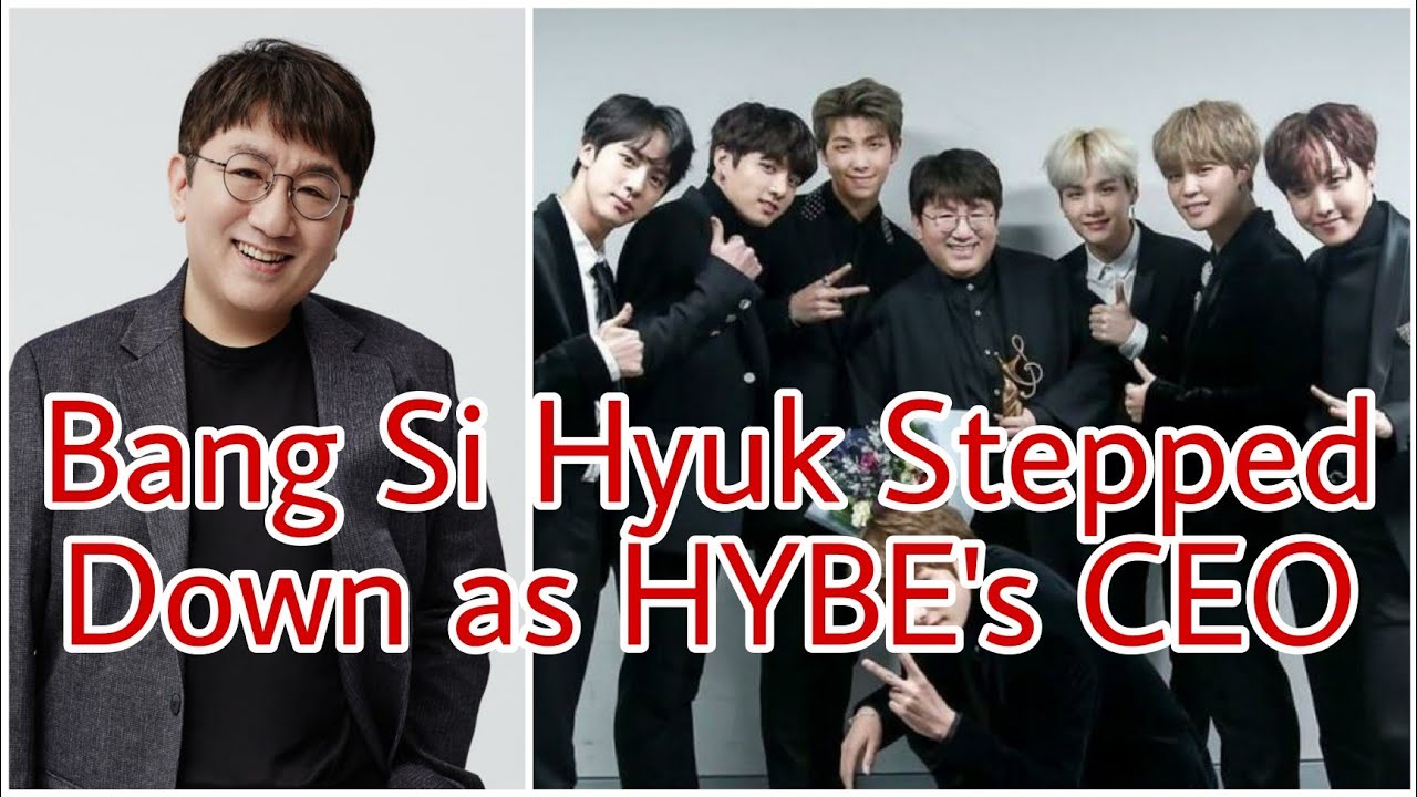 Bang PD Resigns from HYBE's CEO Position - YouTube