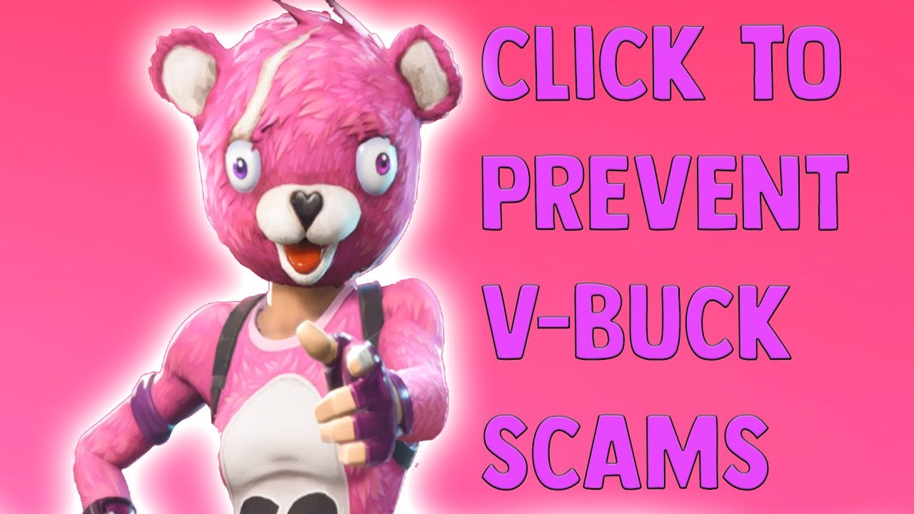 CLICK TO PREVENT V-BUCK SCAMS! (Fortnite) - YouTube