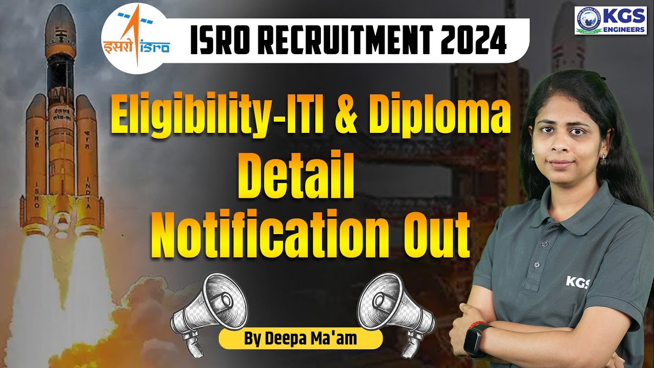 ISRO RECRUITMENT 2024 NEW VACANCY | ISRO LATEST NOTIFICATION |ISRO ...