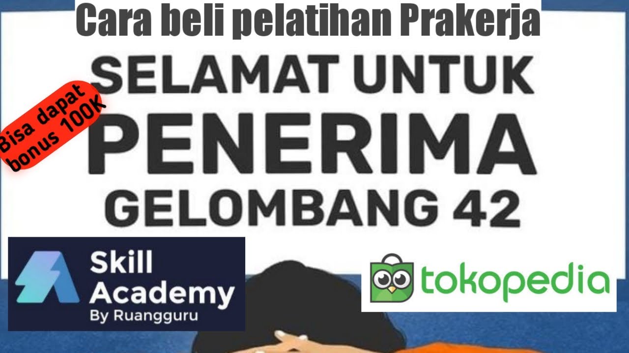 Gelombang 42 !!Cara beli pelatihan tanpa webinar bisa dapat bonus 100 ribu - YouTube