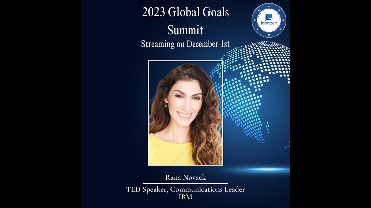 Rana Novack: 2023 Global Goals Summit - YouTube