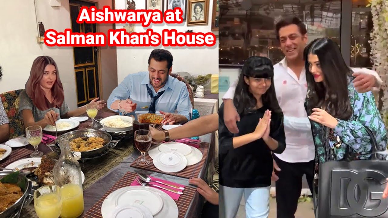 Aishwarya Rai at Salman Khan's Farm House for Dinner - YouTube