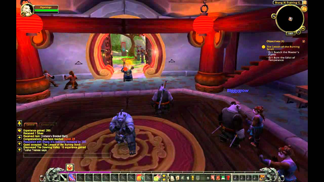 World of Warcraft Mists of Pandaria - Panda Gameplay (part 1) HD - YouTube