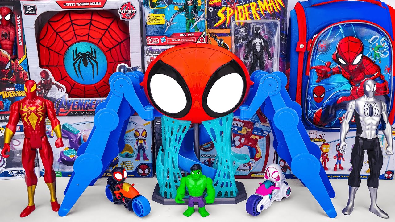 Marvel Spiderman Toys Unboxing Review | Spider Man Shield | Spidey ...