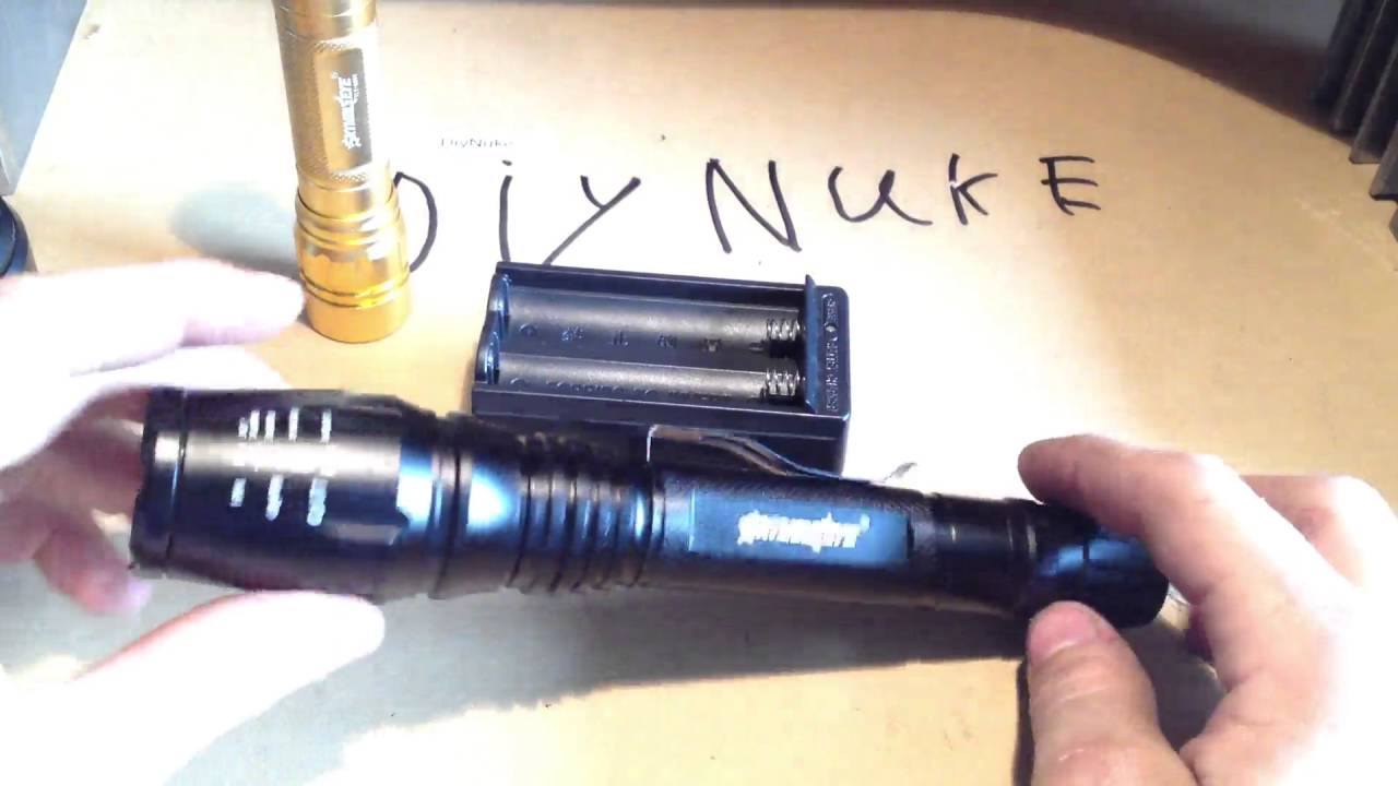 Unboxing Xml-t6 Zoomable flashlight (Skywolfeye XML-T6) - YouTube