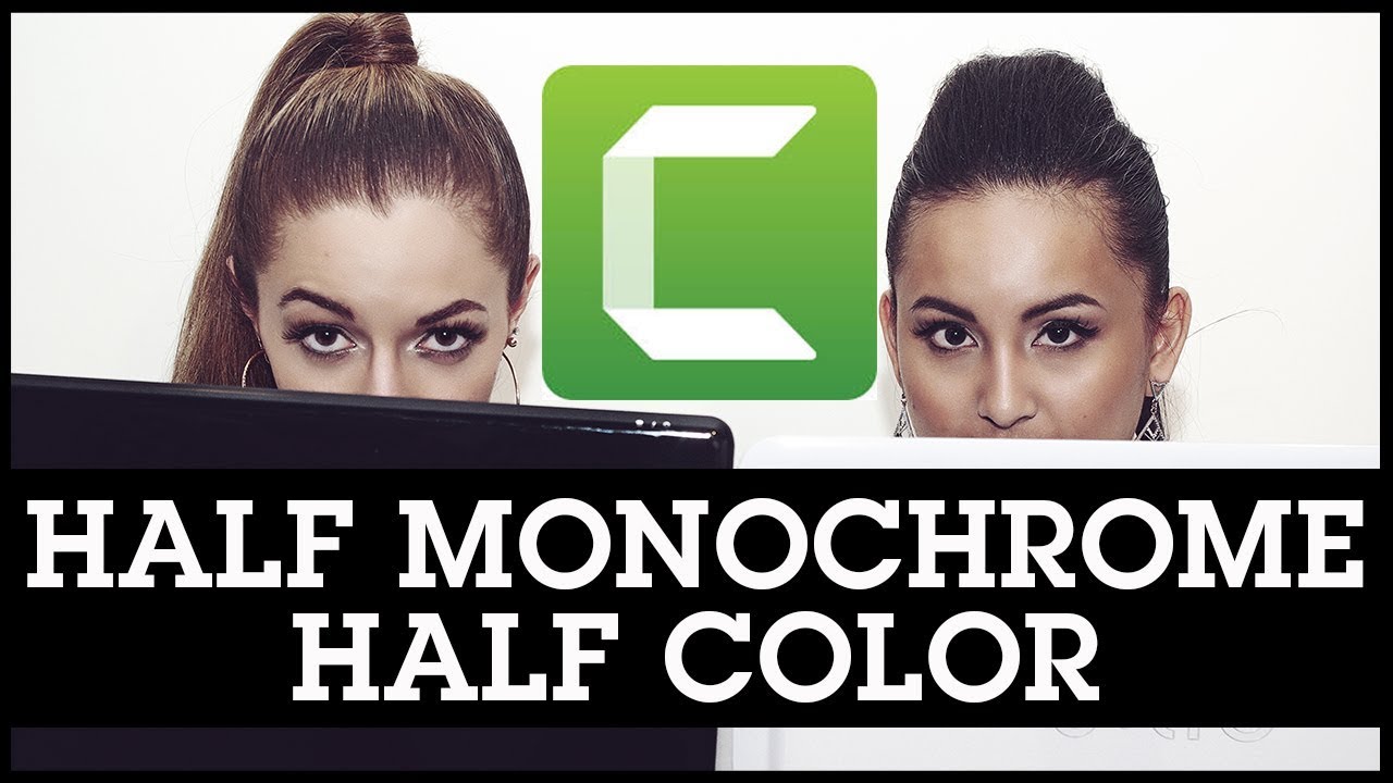 Camtasia 9 Creative Editing Tutorial: Half Monochrome, Half Color - YouTube