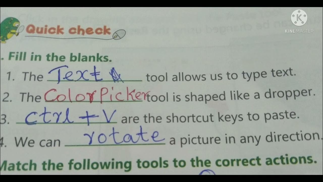 std--3 computer chapter- 4 Text exercise - YouTube