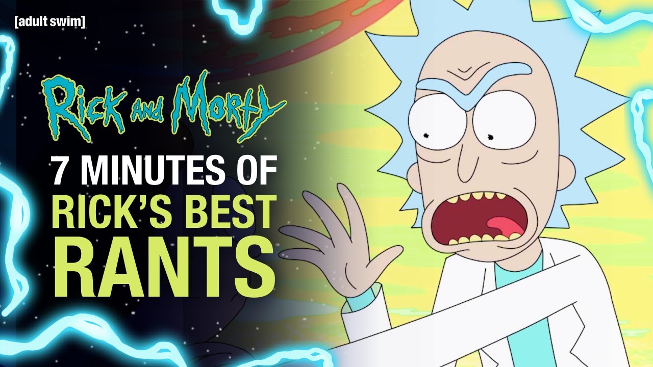 Rick Sanchez Ranting For 7 Minutes Straight | Rick and Morty | adult ...