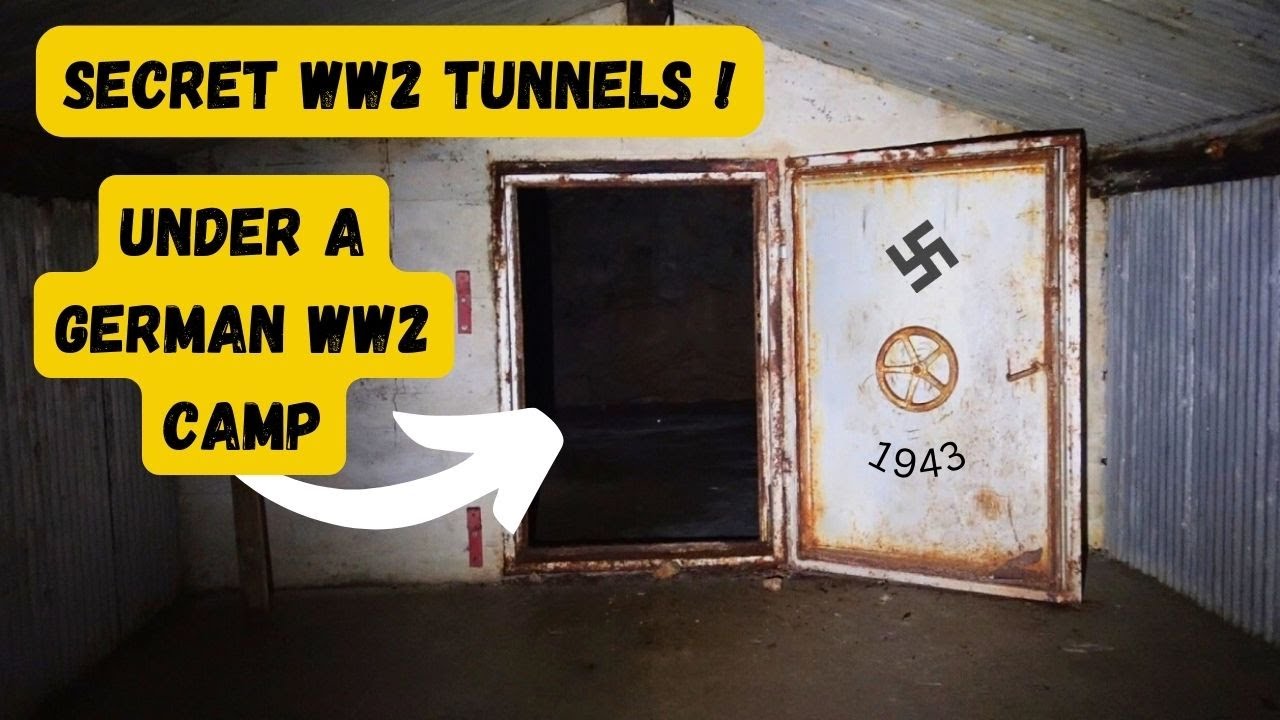 Secret tunnels under German WW2 camp. How many are there ? - YouTube