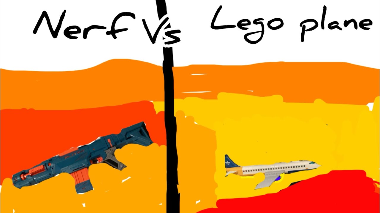 Nerf vs Lego plane - YouTube