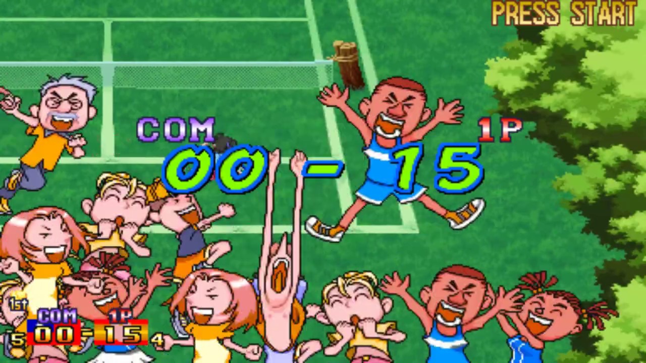 ARCADE MACHINES MAME SMASH STARS TENNIS FROM CAPCOM SPORTS CLUB 1997 ...