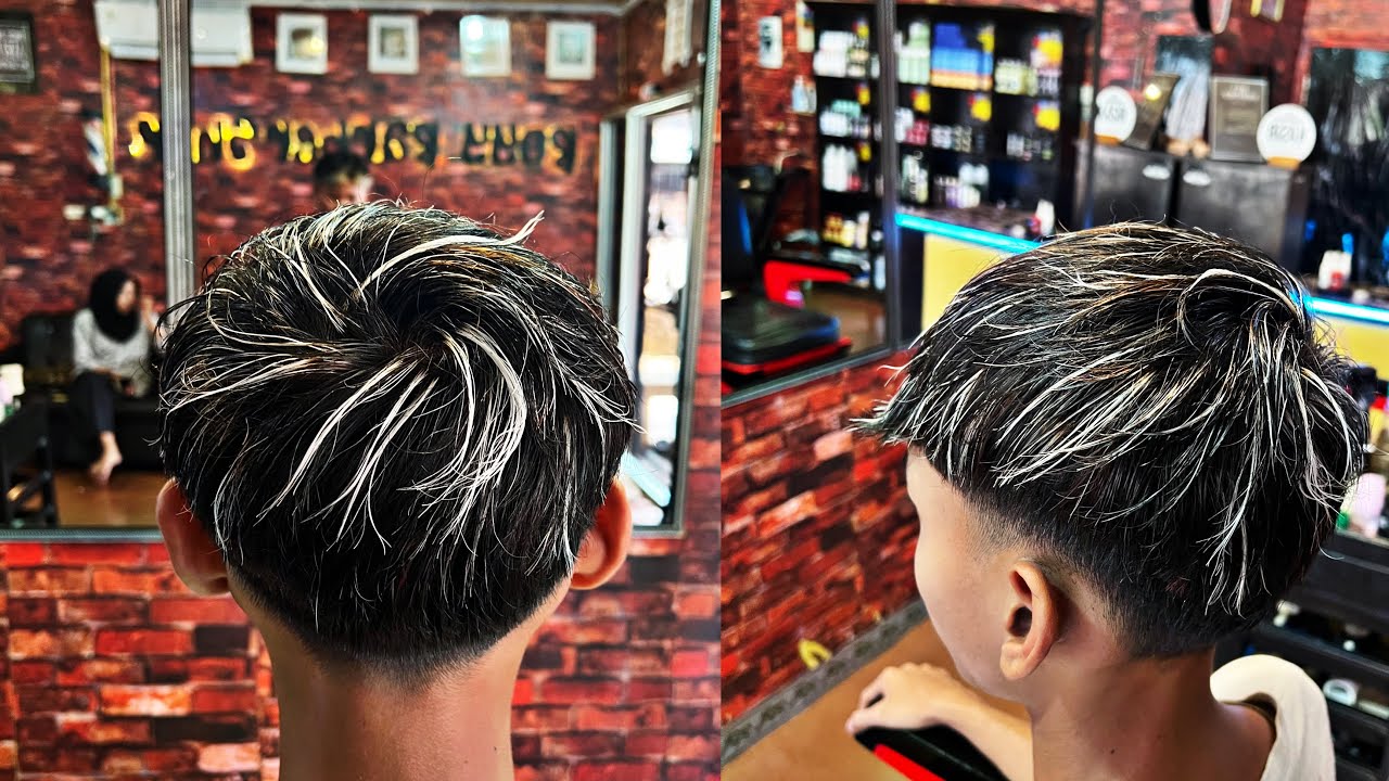 semir rambut pria keren, warna putih - YouTube