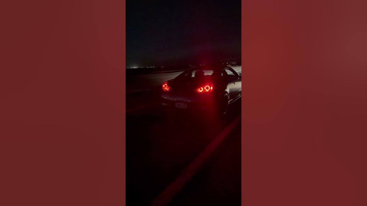 G37 ipl shoots flames from exhaust - YouTube