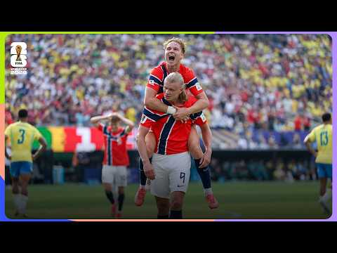 Erling Haaland Scores Again! | Brazil 1-2 Norway