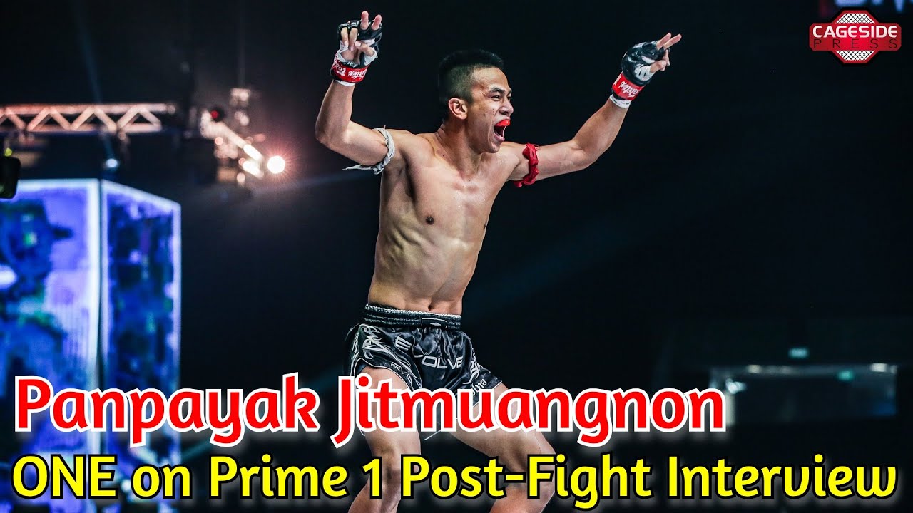Panpayak Jitmuangnon Post-Fight Interview | ONE on Prime Video 1 - YouTube