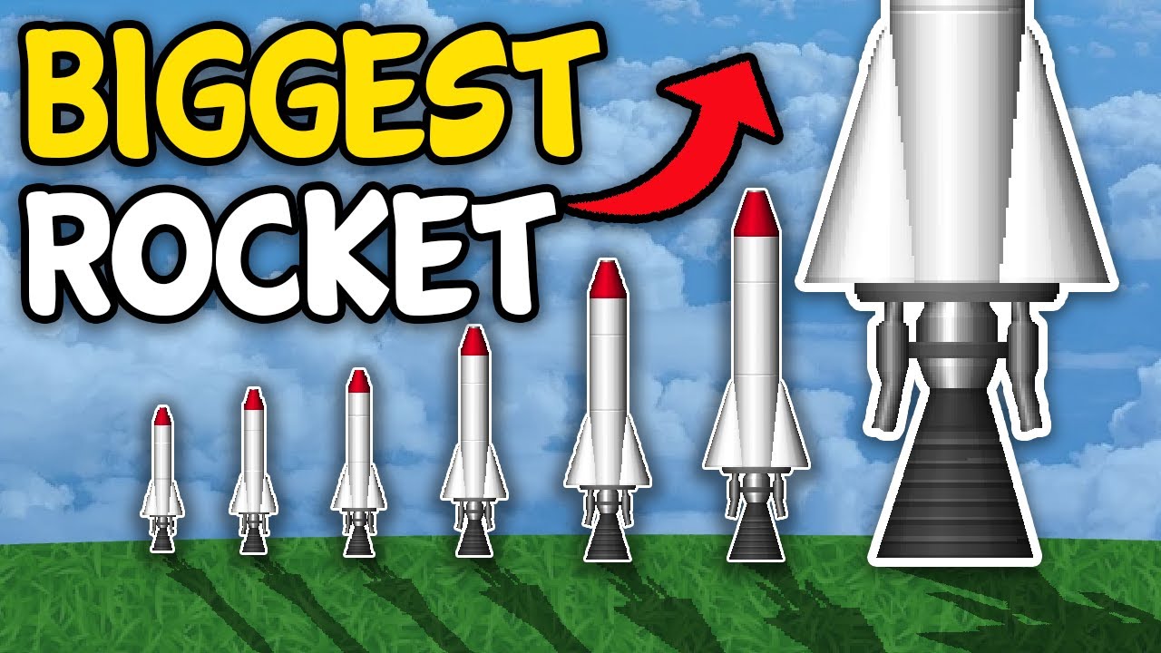 I Made The BIGGEST And SMALLEST Rockets in Spaceflight Simulator - YouTube