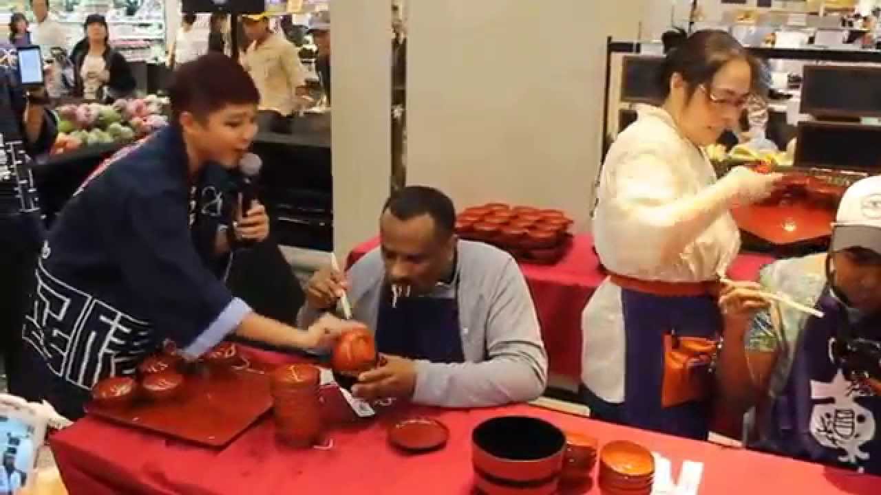 Soba Noodles Eating Contest at Isetan KL Suria - Round 2 (Video 3 of 5 ...