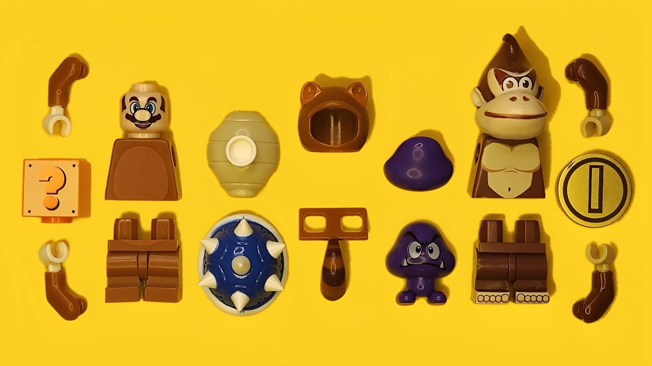 LEGO Tanooki Mario & Donkey Kong | Super Mario Bros. Movie | Unofficial ...