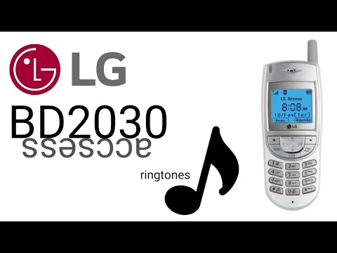 LG BD2030 ringtones - YouTube