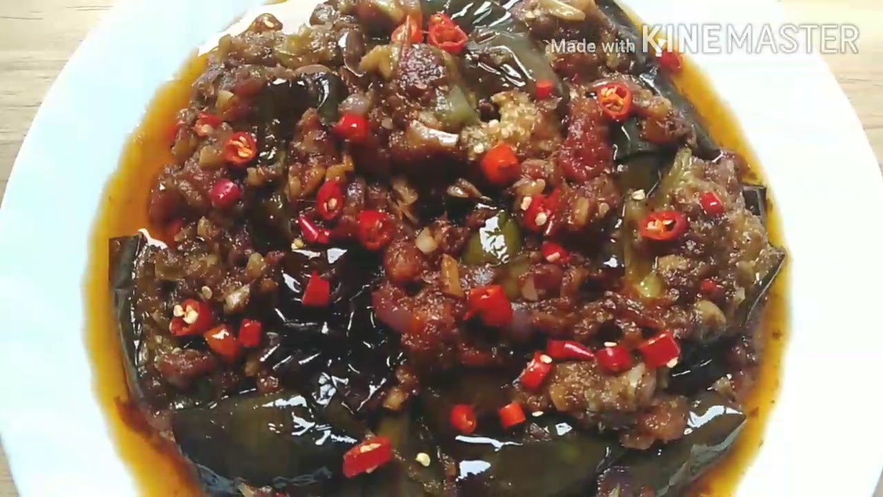 How to cook Spicy Talong with Bagoong #binagoongang talong #eggplant ...