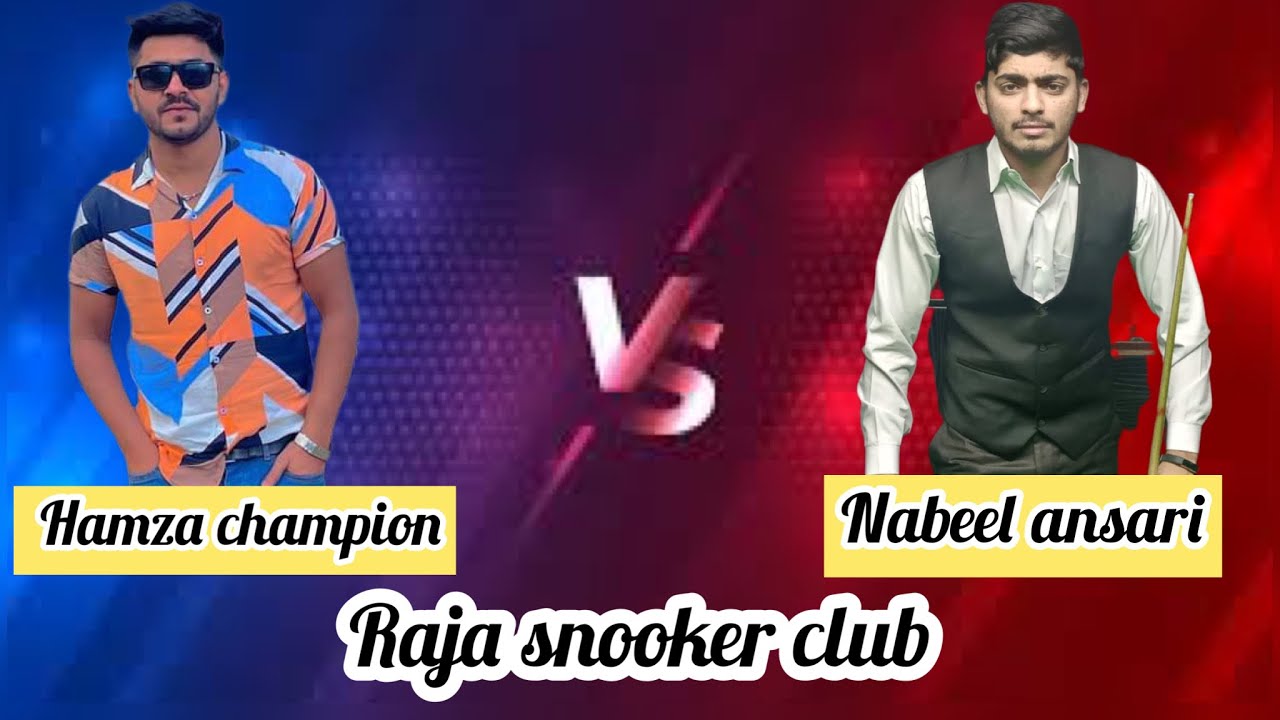 Hamza champion vs nabeel ansari / raja snooker club / Team S1 - YouTube