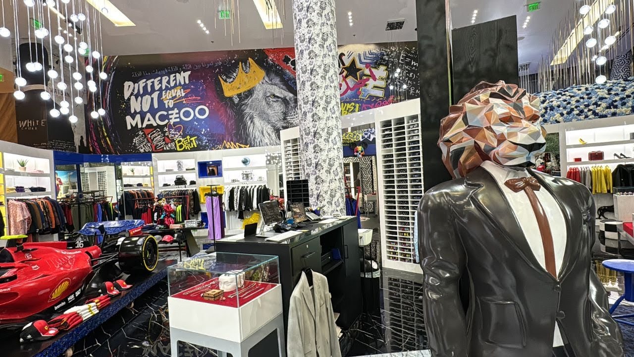 One of Kind Men's Store at Aria Resort Las Vegas Walking Maceoo Paris ...