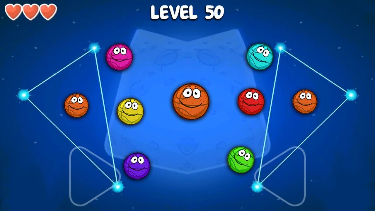 RED BALL 4 - 8 Colors Basket Ball in Level 50 - YouTube