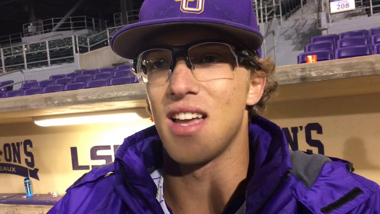 Cam Sanders on his first career LSU win - YouTube